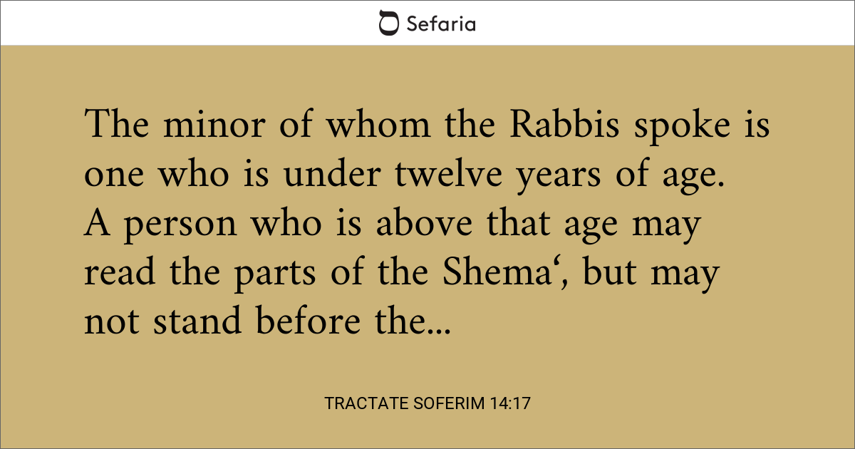 Tractate Soferim 14:17