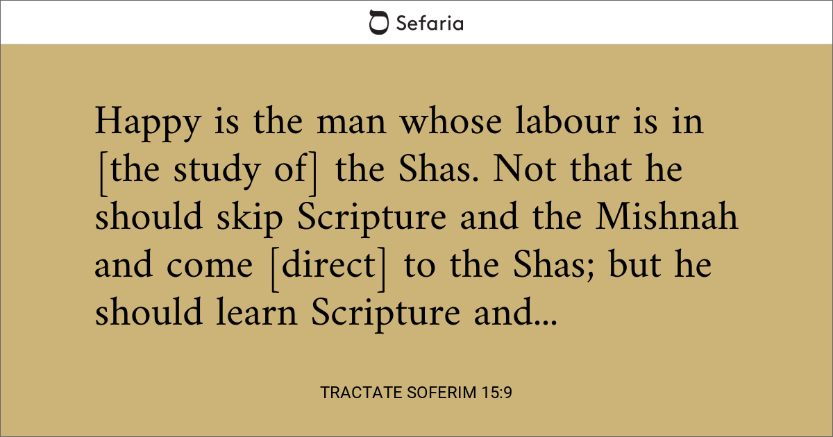 Tractate Soferim 15:9