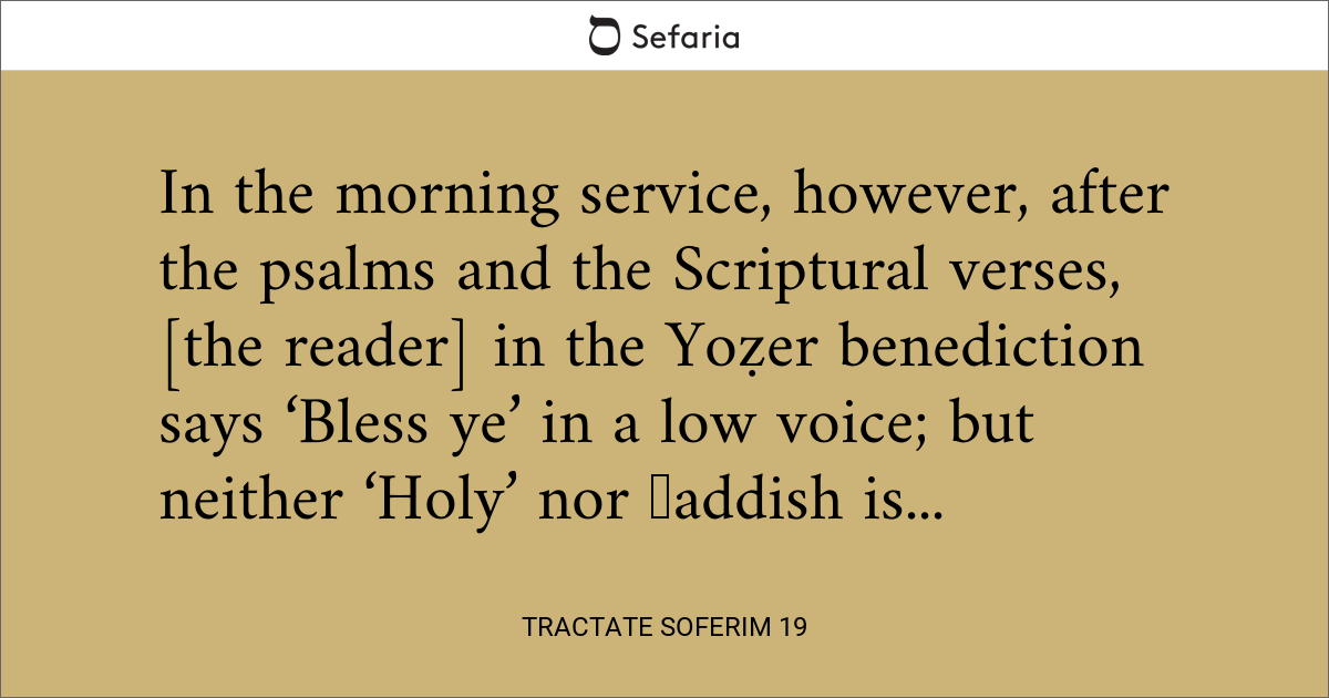 Tractate Soferim 19