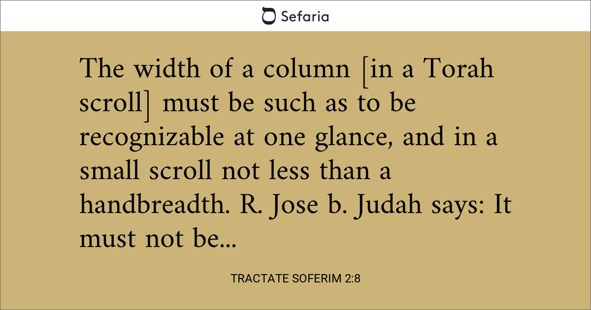 Tractate Soferim 2:8