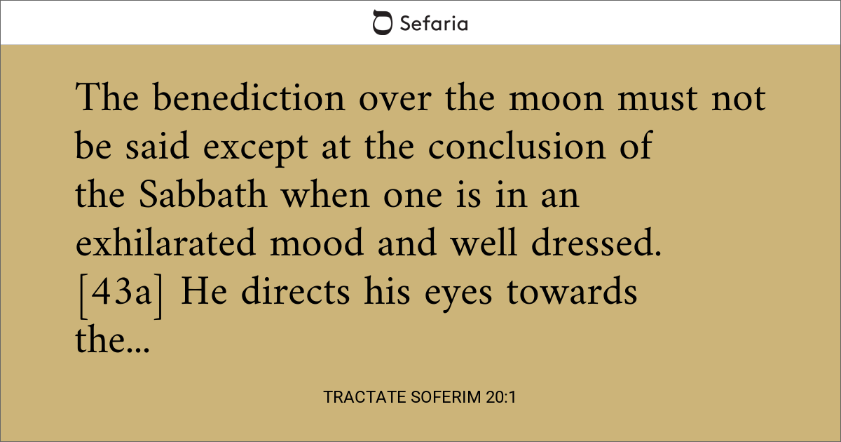 Tractate Soferim 20:1