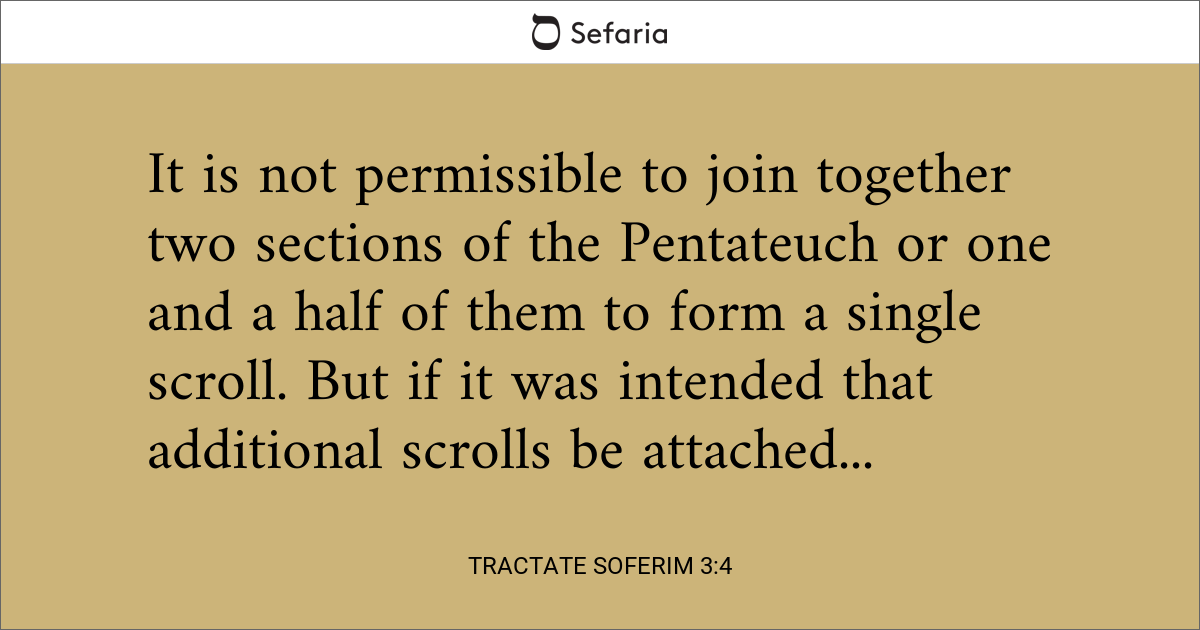 Tractate Soferim 3:4