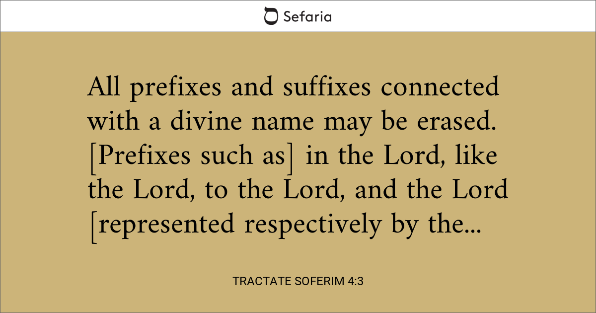 Tractate Soferim 4:3