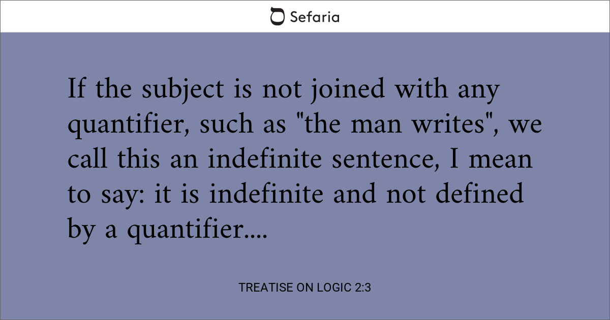 Treatise on Logic 2:3