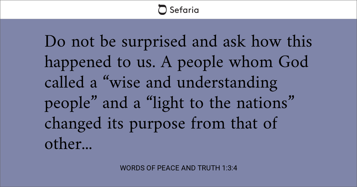 Words of Peace and Truth 1:3:4