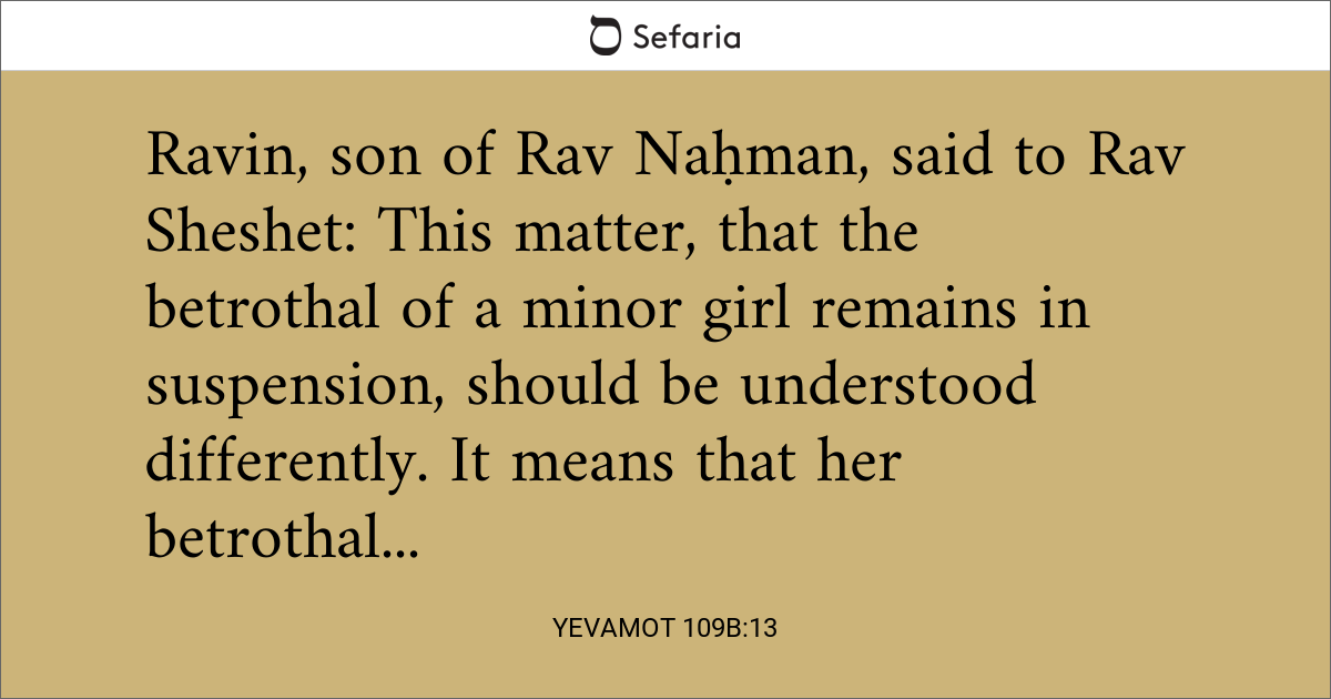 Yevamot 109b:13