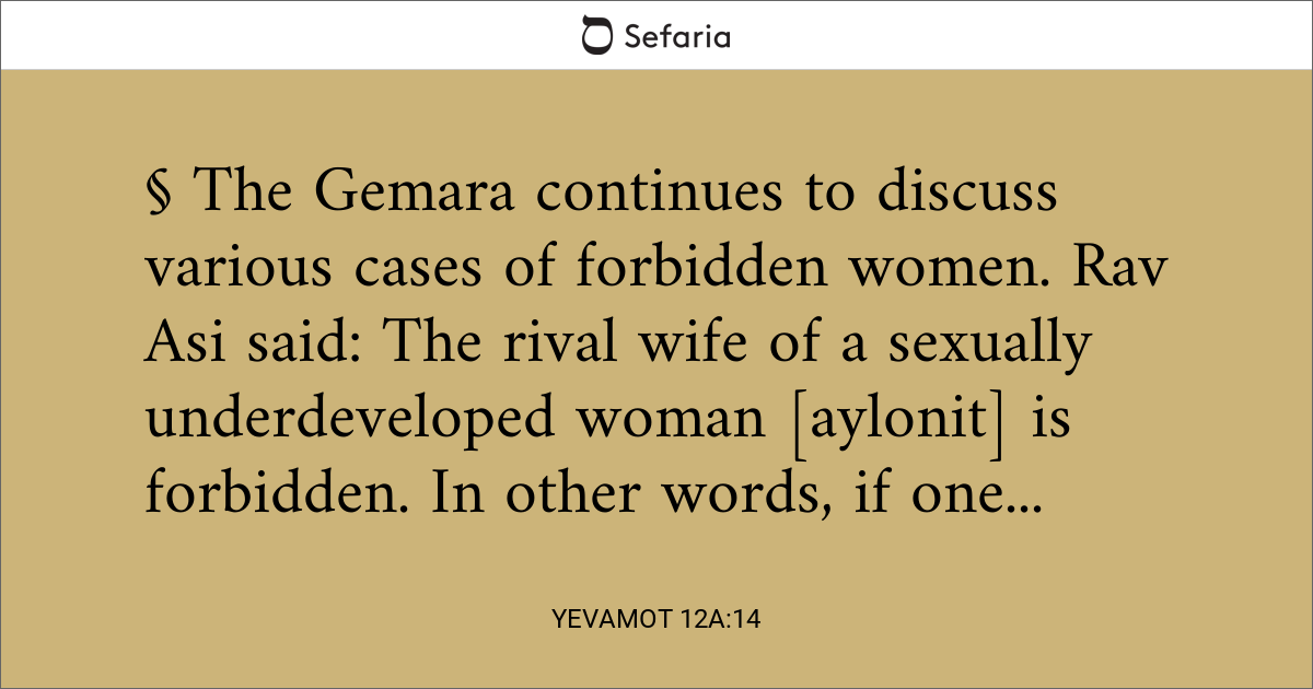 Yevamot 12a:14
