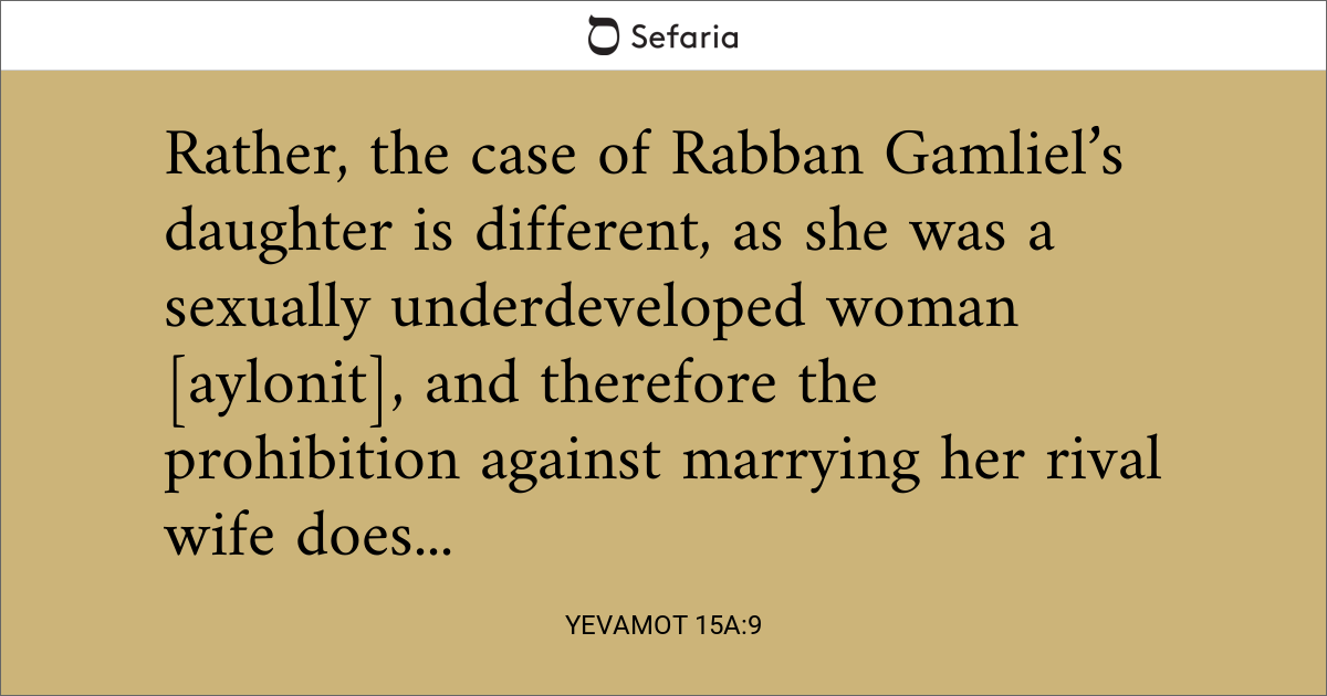 Yevamot 15a:9