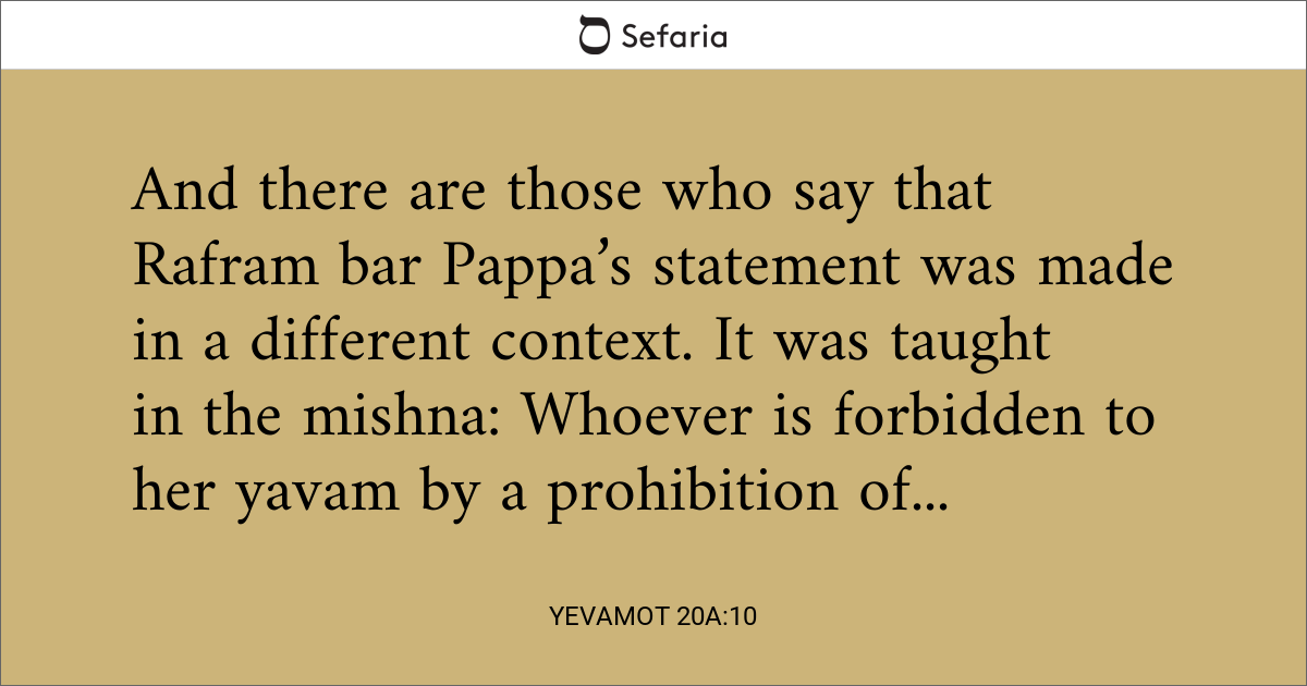 Yevamot 20a:10