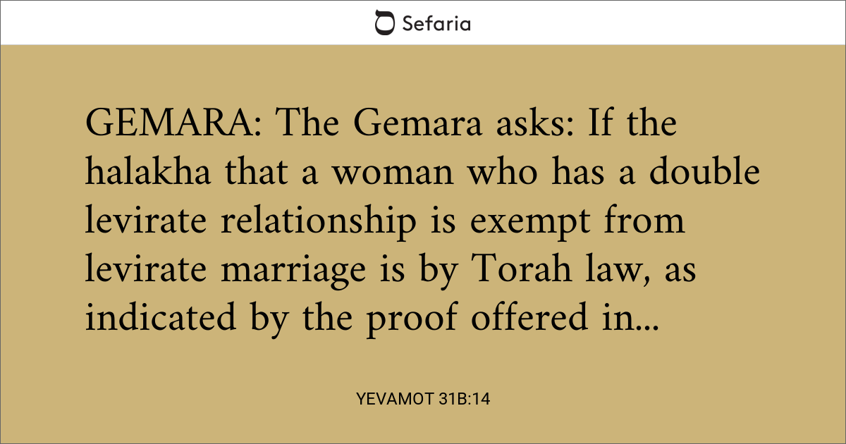 Yevamot 31b:14