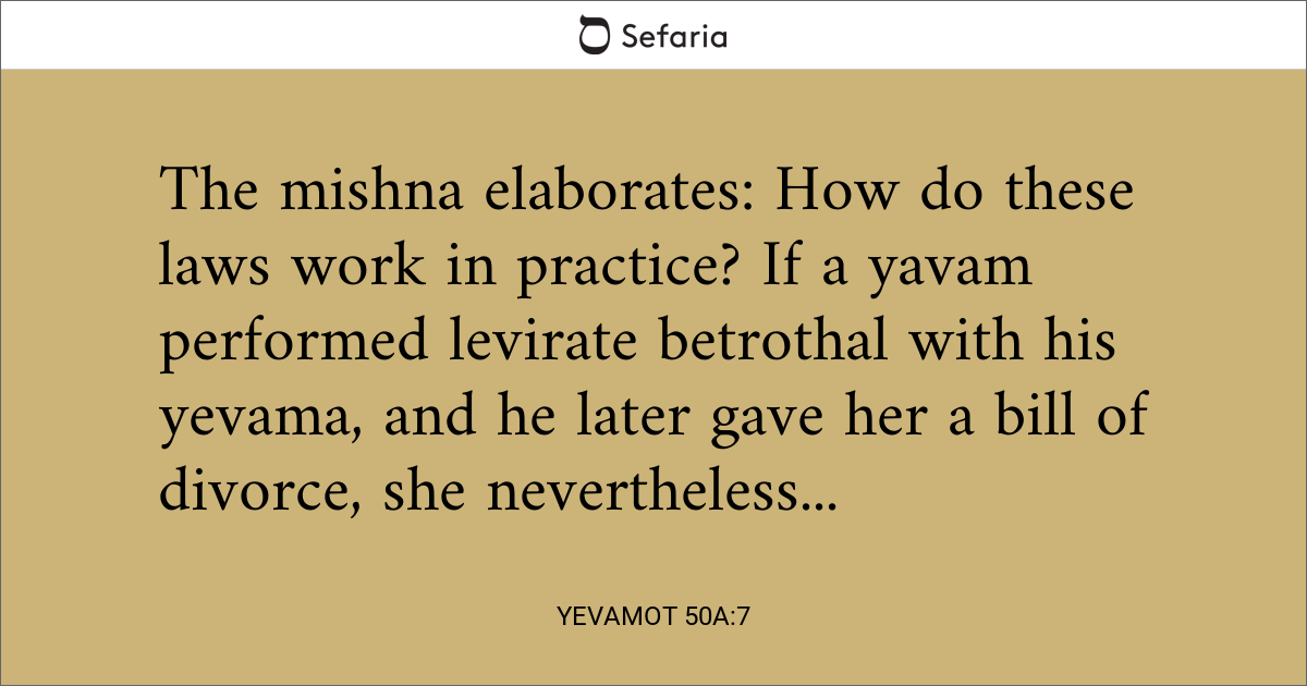 Yevamot 50a:7