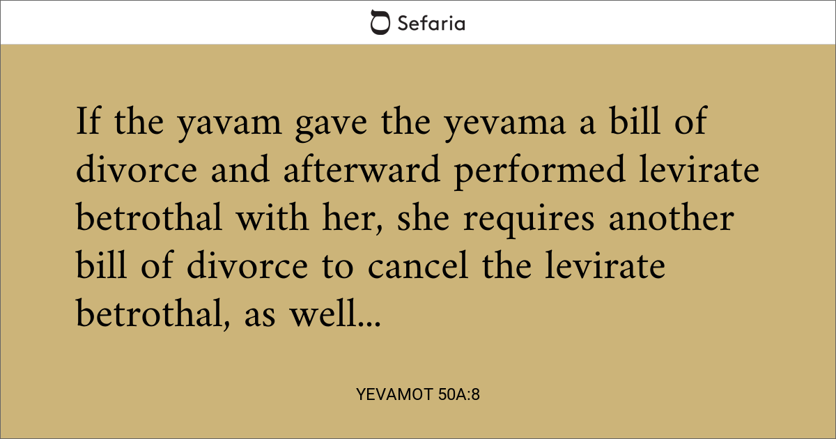 Yevamot 50a:8