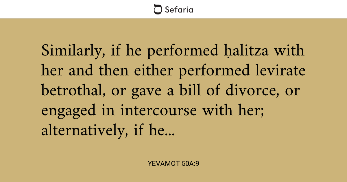 Yevamot 50a:9