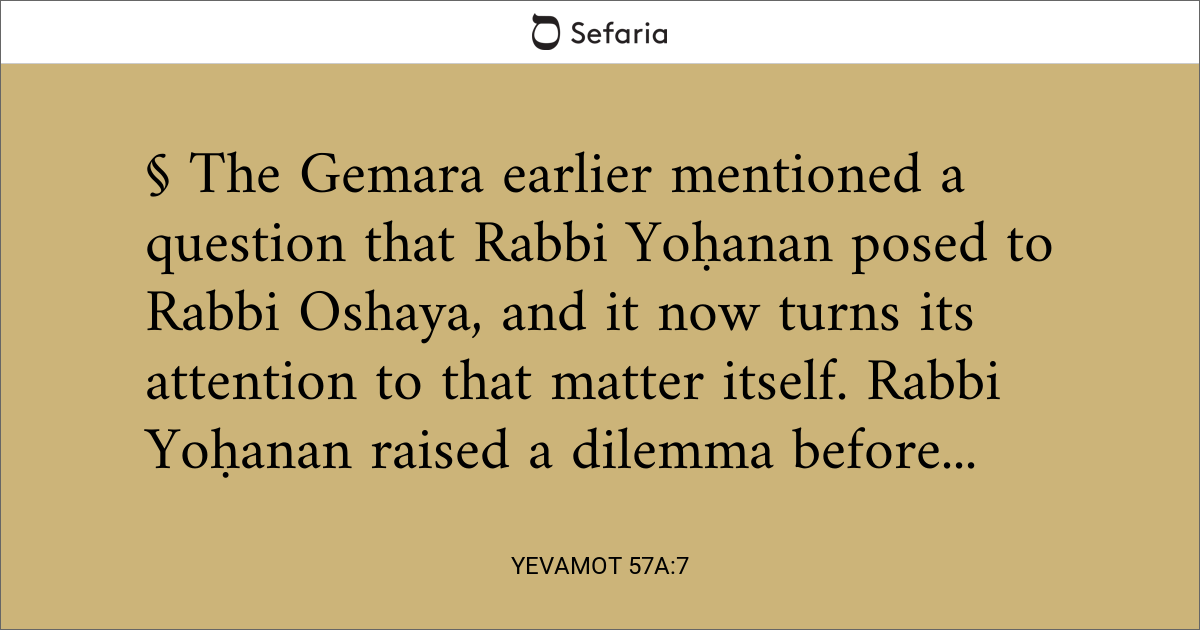 Yevamot 57a:7