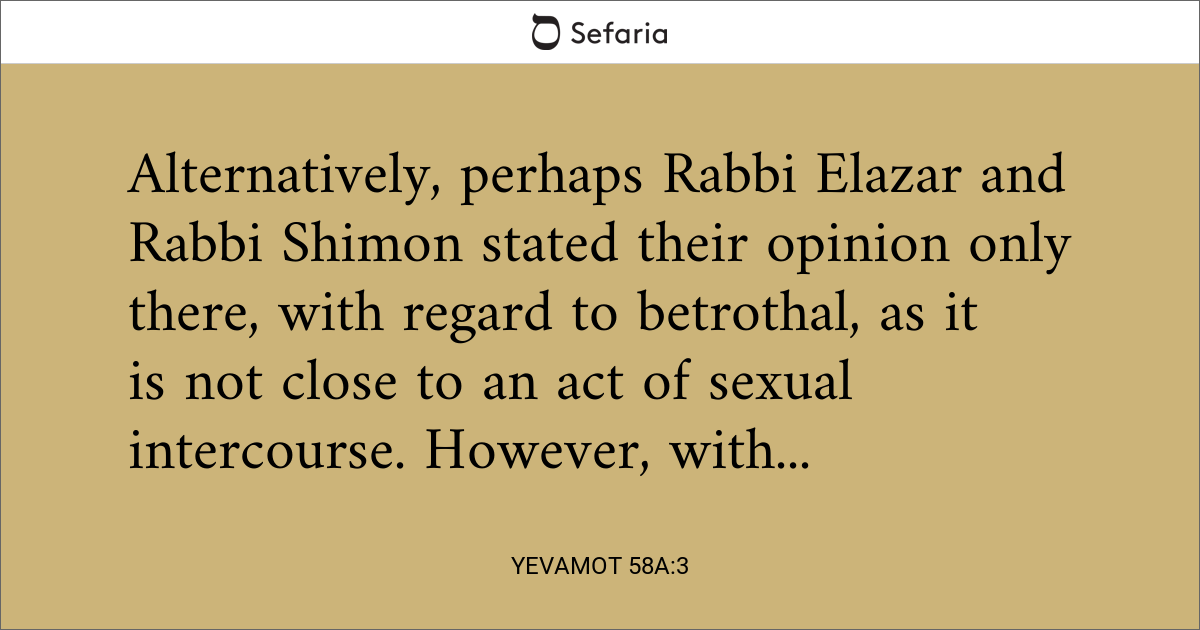 Yevamot 58a:3