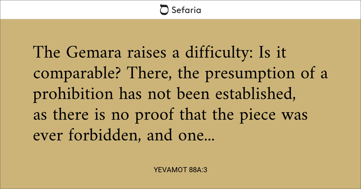 Yevamot 88a:3