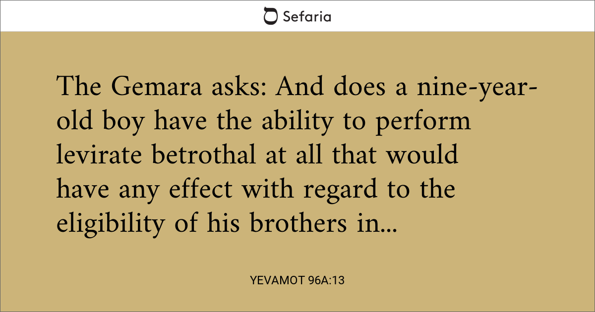 Yevamot 96a:13