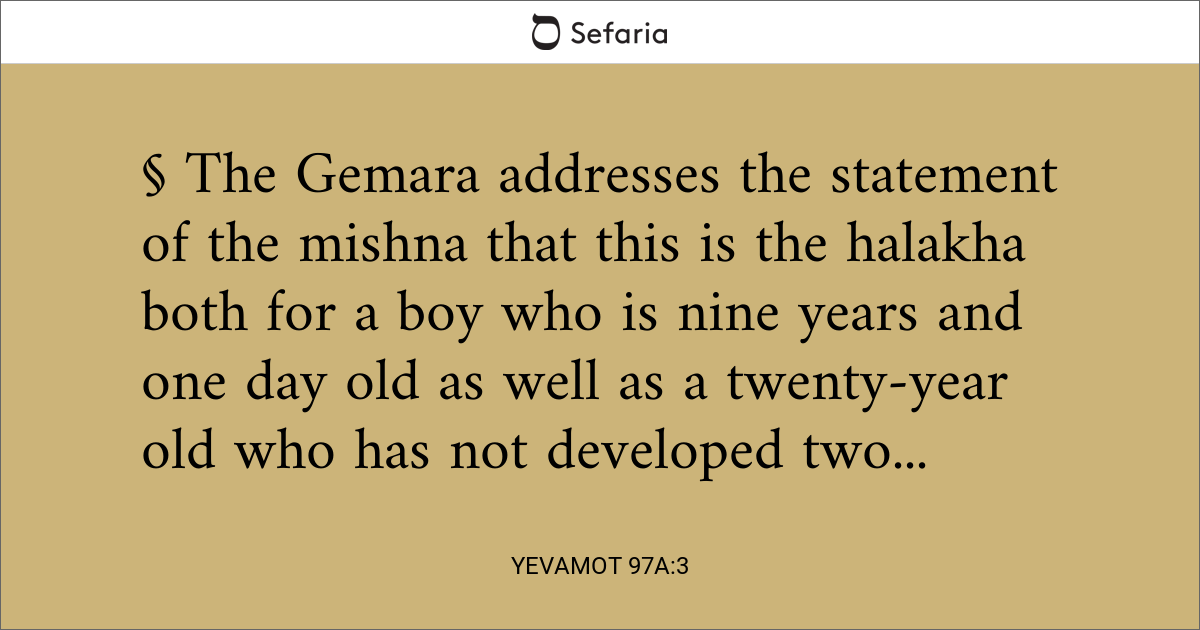 Yevamot 97a:3