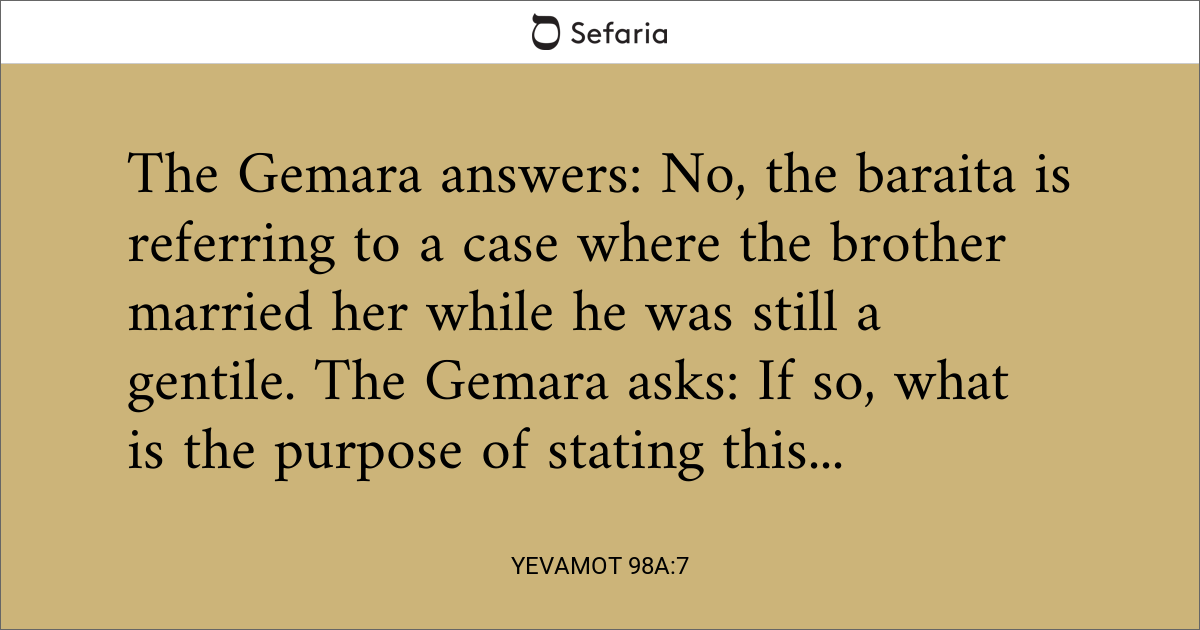 Yevamot 98a:7