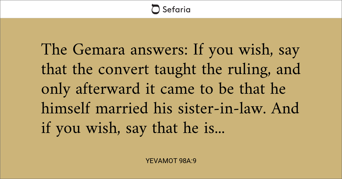 Yevamot 98a:9
