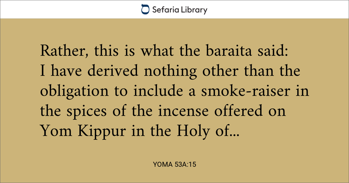 Yoma 53a:15 | Sefaria Library