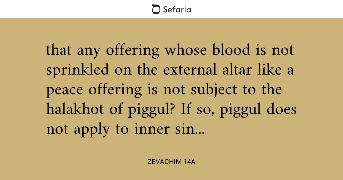 Zevachim 14a