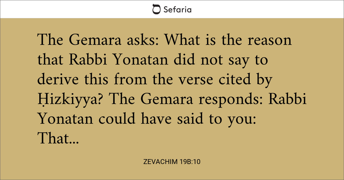 Zevachim 19b:10