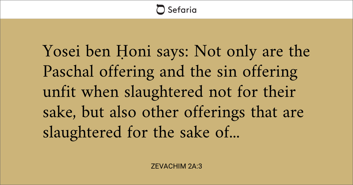 Zevachim 2a:3