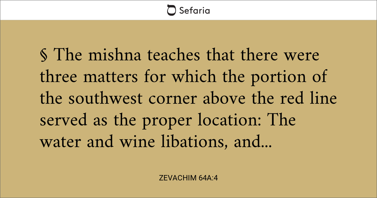Zevachim 64a:4