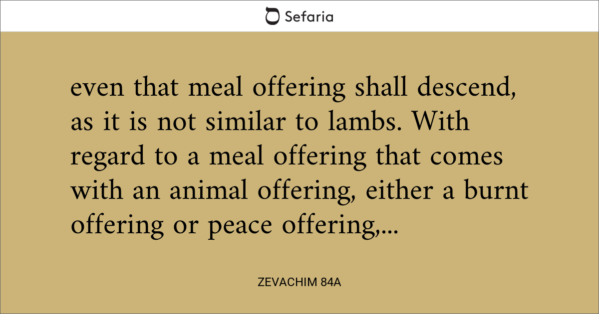 Zevachim 84a