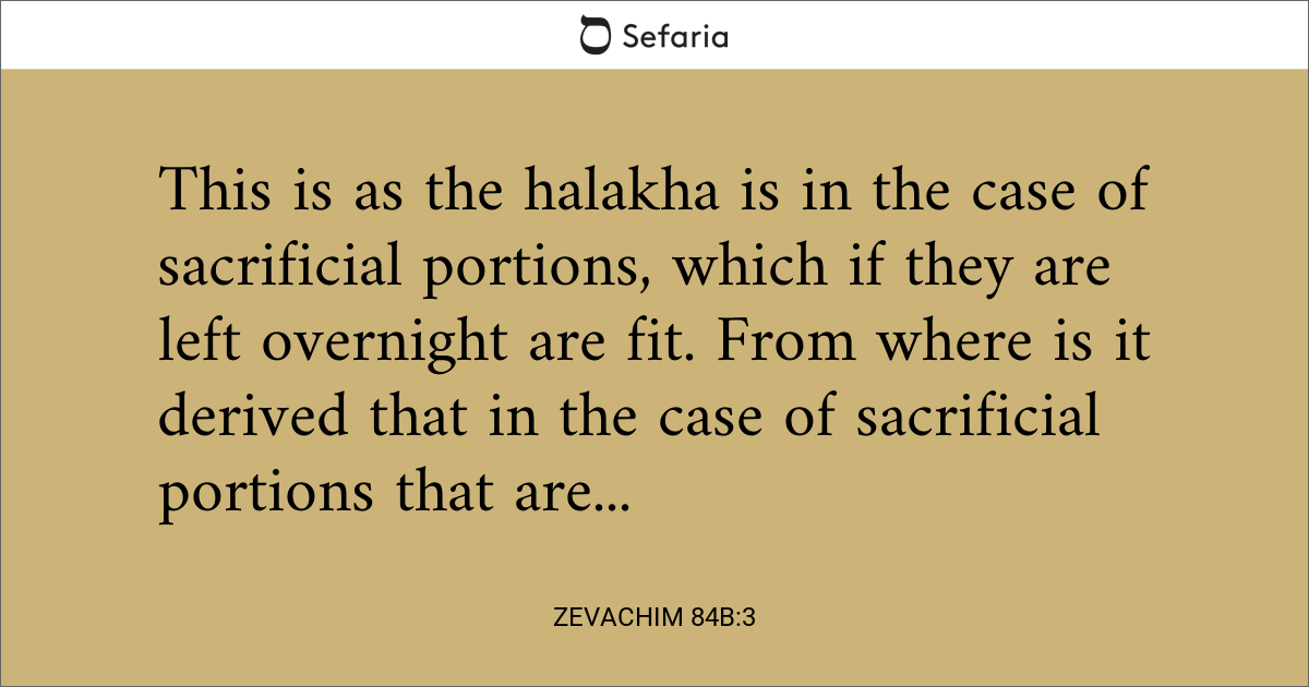 Zevachim 84b:3