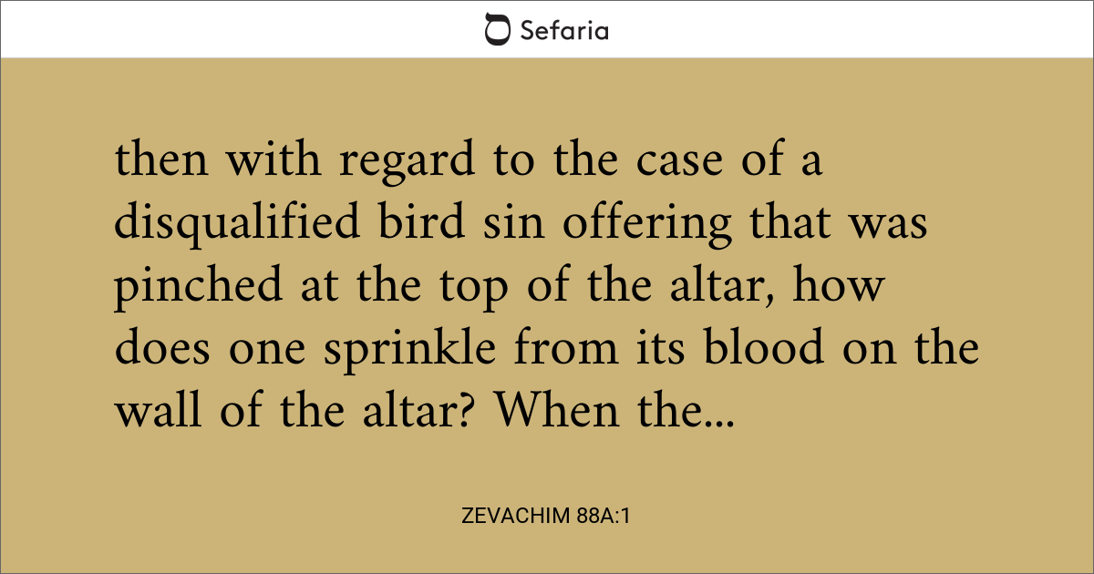 Zevachim 88a:1