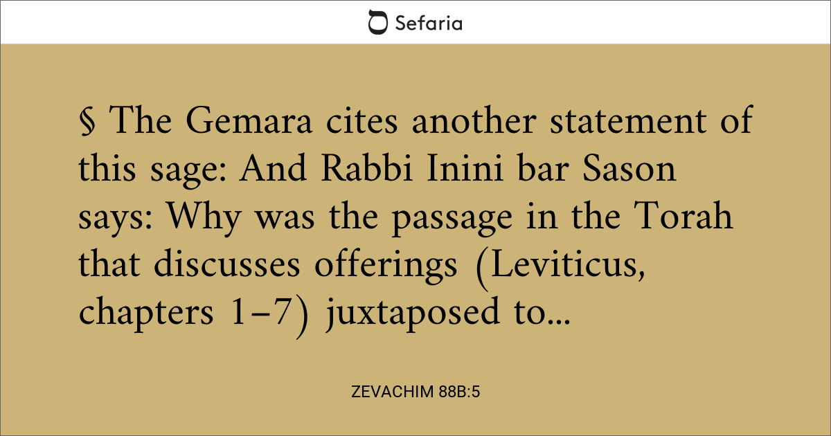Zevachim 88b:5
