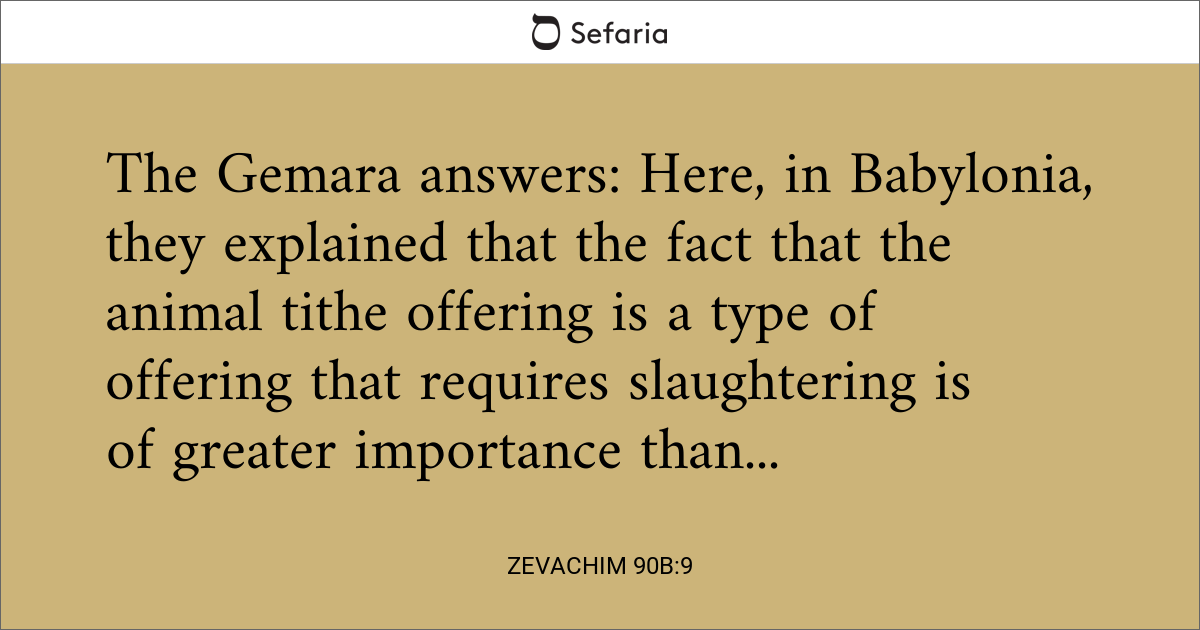 Zevachim 90b:9