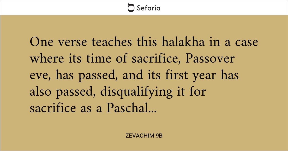 Zevachim 9b